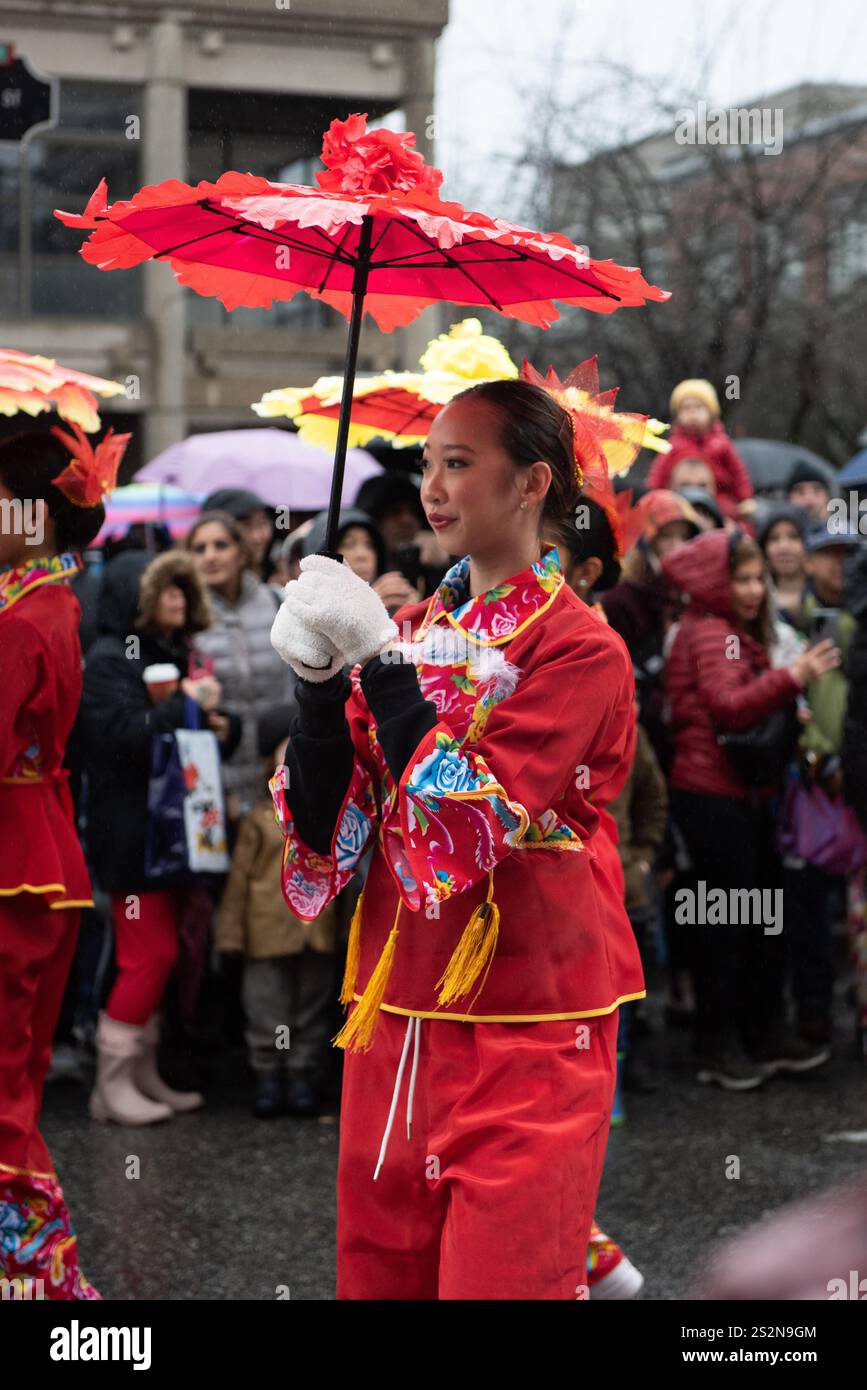 Vancouver, British Columbia Canada - February 11 2024: Lunar New Year ...