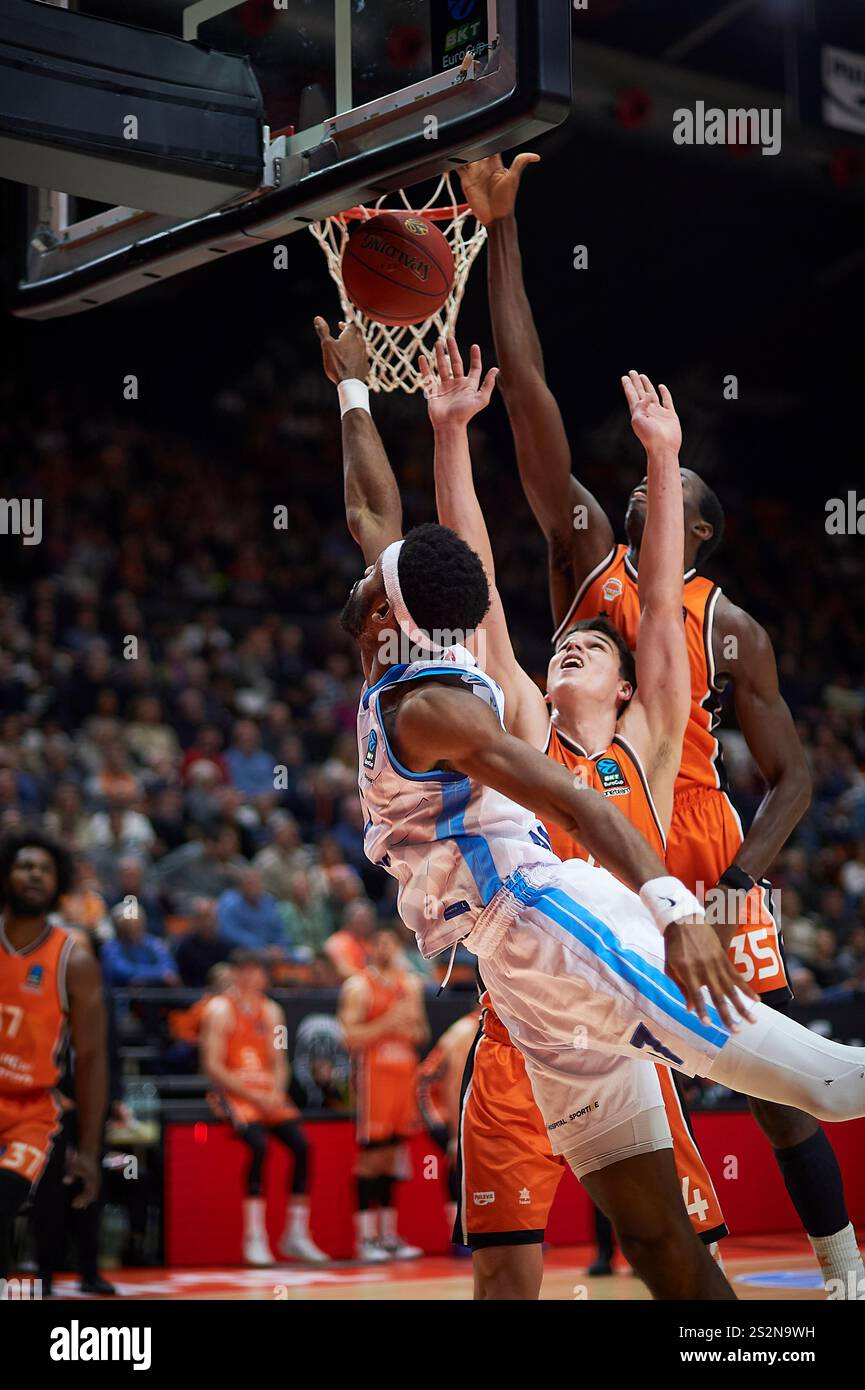 Kyle Alexander of Turk Telekom Ankara seen in action during the BKT ...
