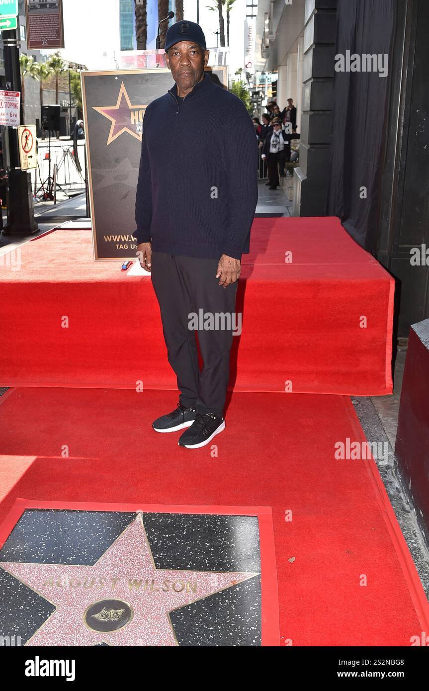 Denzel Washington attends a ceremony posthumously honoring August ...