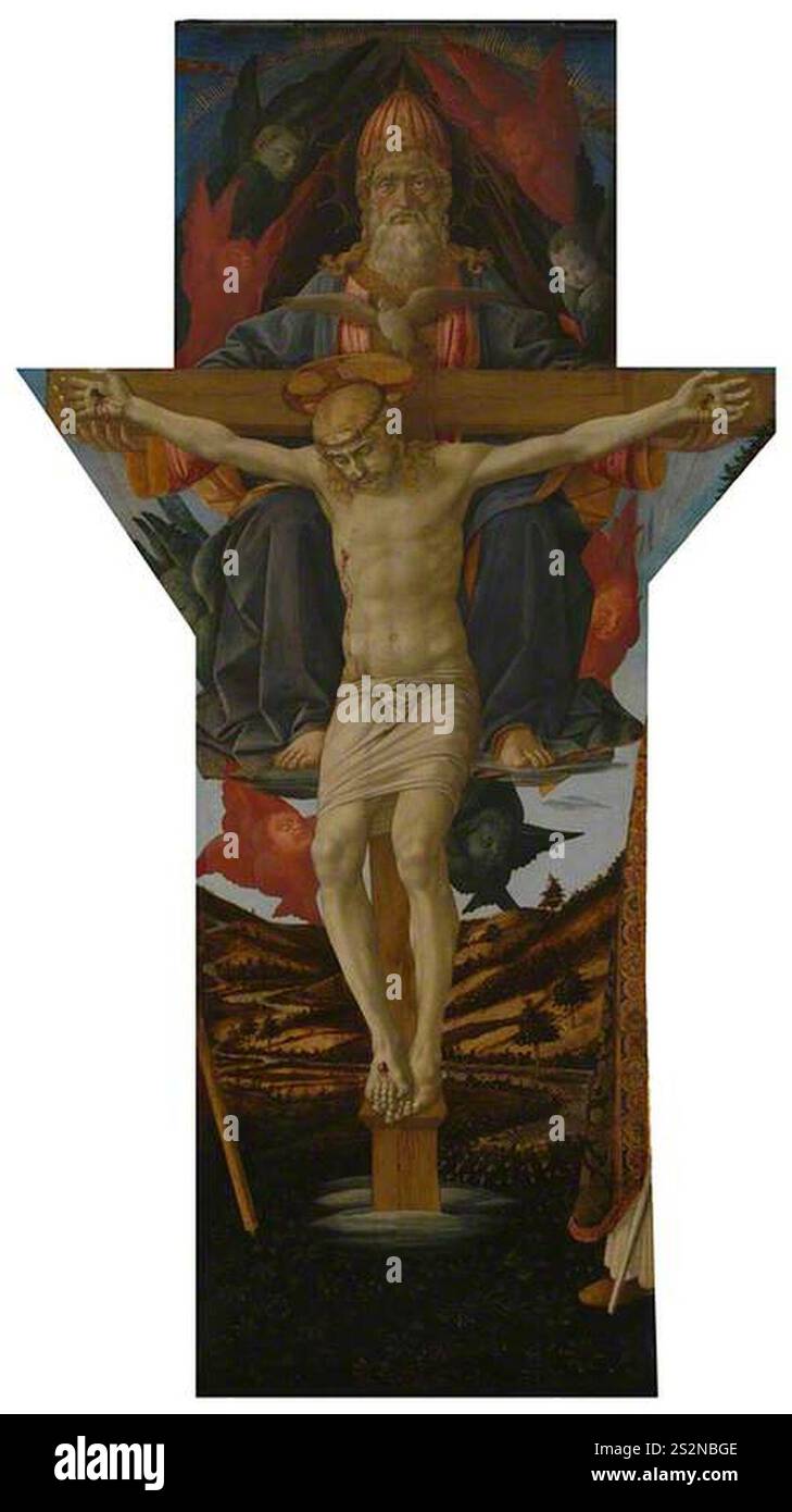 Filippo Lippi (c.1406-1469) (and studio) - The Trinity Stock Photo - Alamy