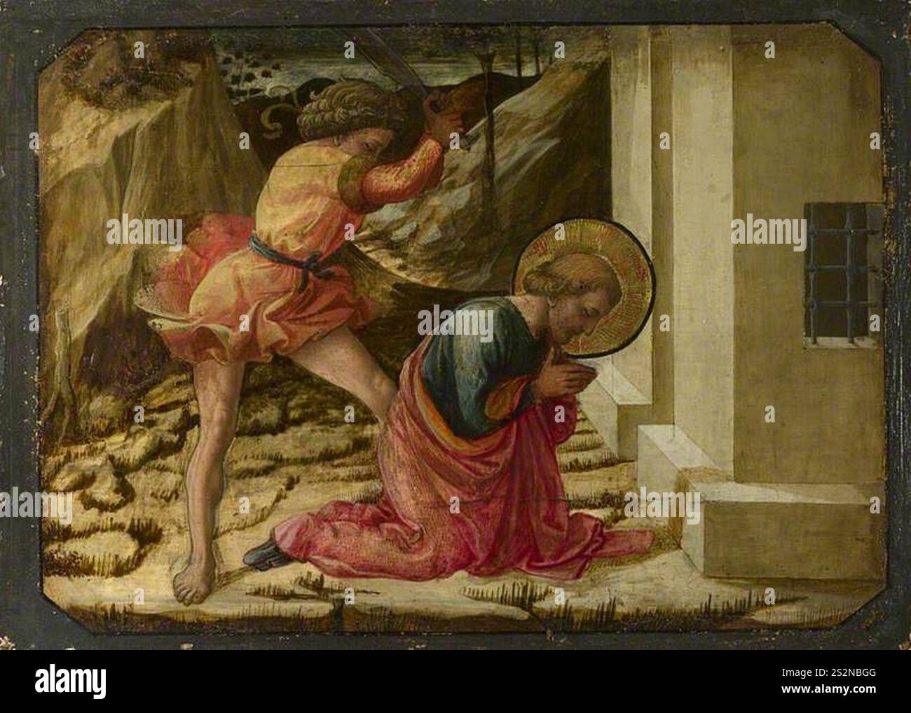 Filippo Lippi (c.1406-1469) (and studio) - Beheading of Saint James the Great, Predella Panel ...