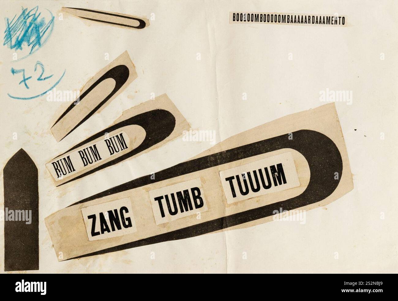 Filippo Tommaso Marinetti - ZANG TUMB TUUUM 1915 Stock Photo - Alamy