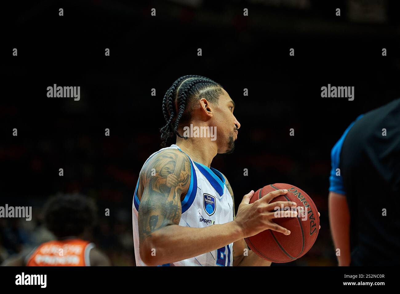 Olivier Hanlan of Turk Telekom Ankara seen in action during the BKT ...