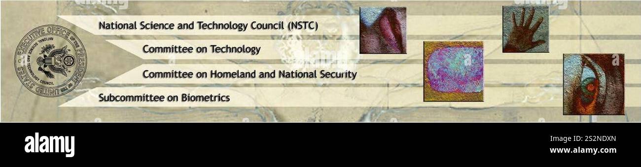 Fingerprint Recognition - NTSC Logo Stock Photo - Alamy