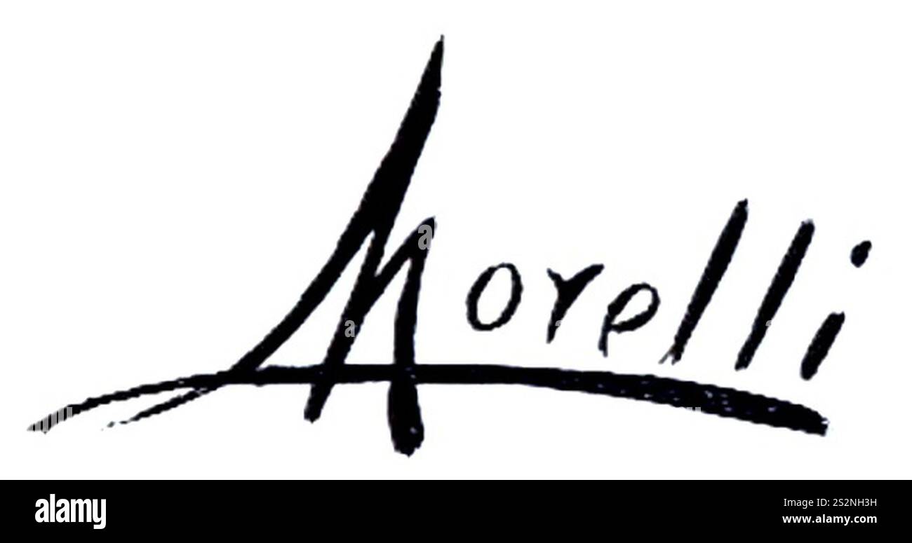 Firma de Víctor Morelli Stock Photo - Alamy