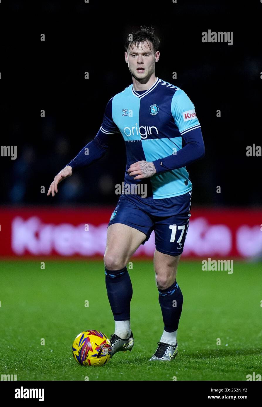 Wycombe Wanderers's Joe Low during the Sky Bet League One match at ...