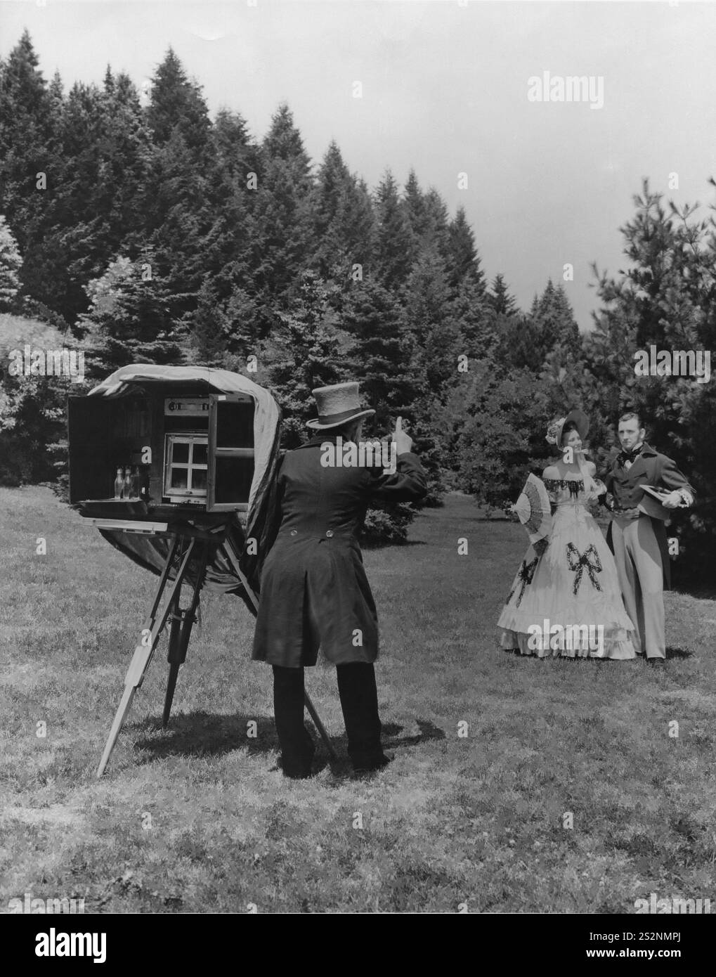 Photography 1870s style, wet plate, camera and portable Lib oratory ...