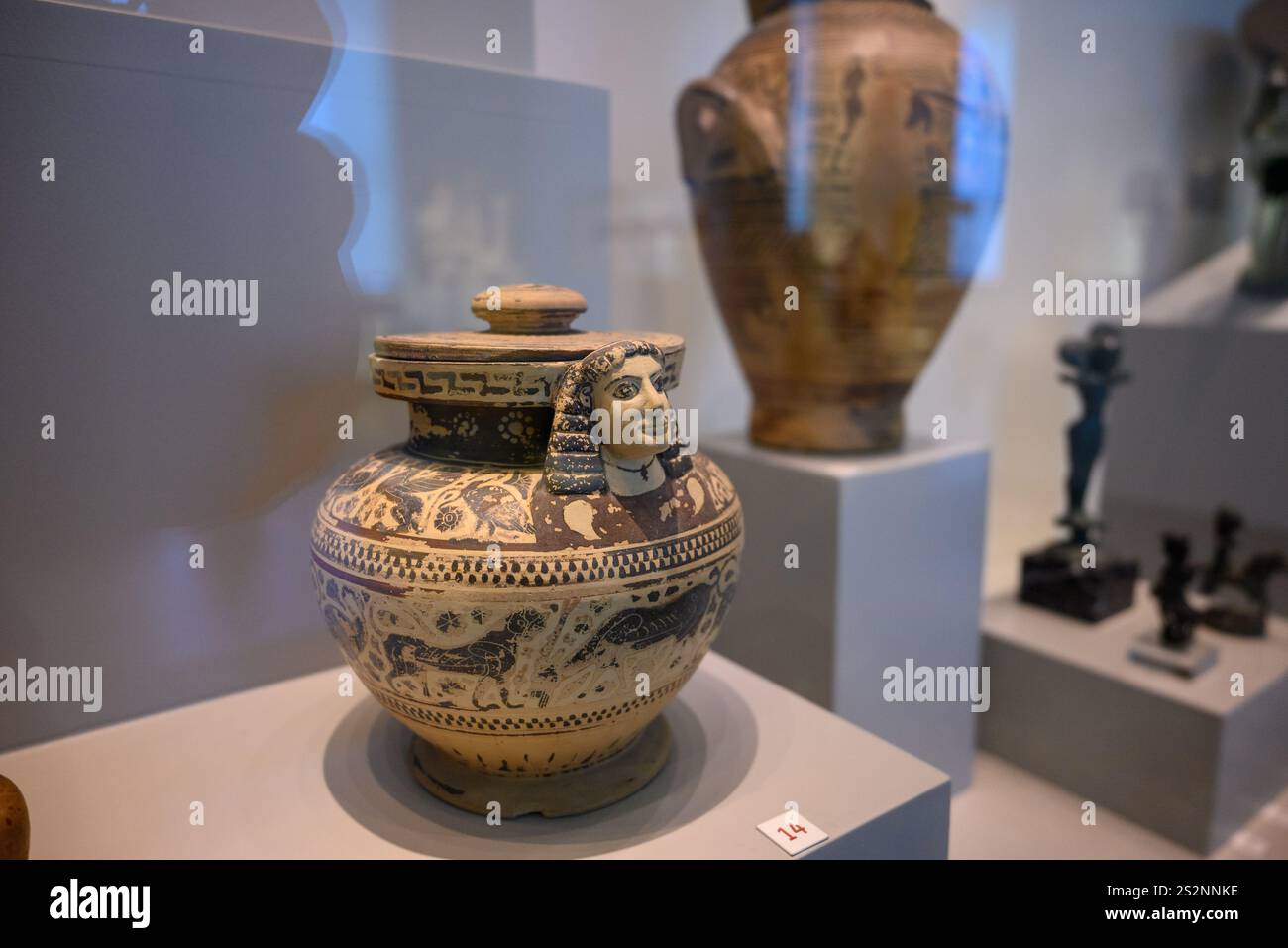 Exhibition of ancient artifacts in Altes Museum, Old Museum in Museum ...