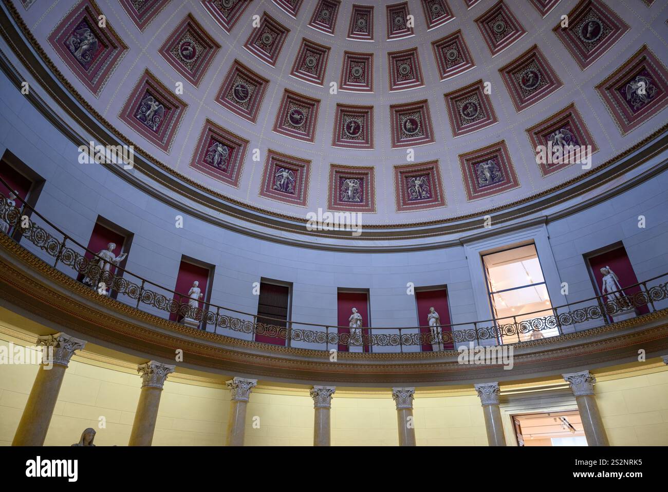 Interior of Altes Museum, Old Museum in Museum Island complex in ...