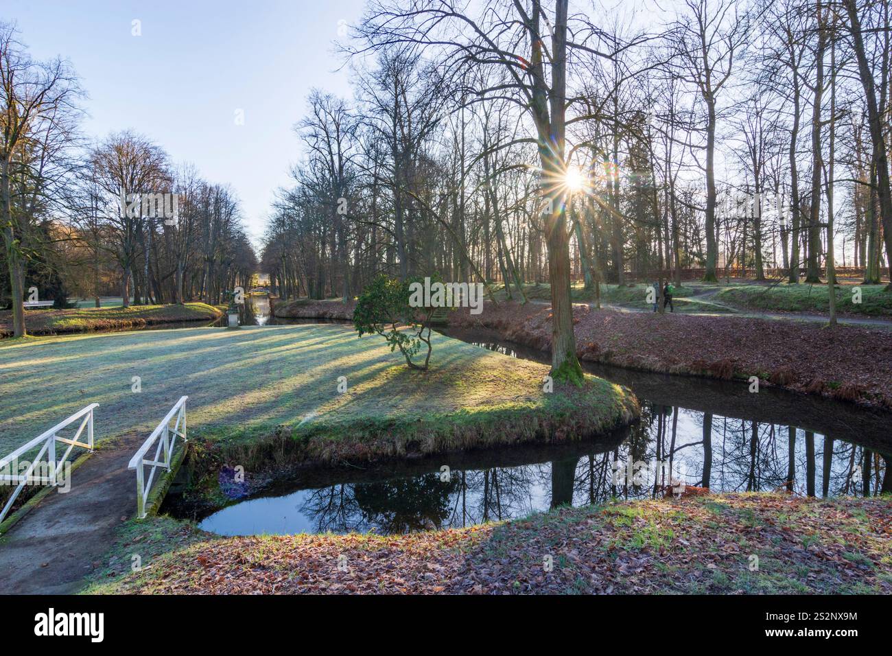 Ottendorf-Okrilla: park of Schloss Hermsdorf Castle in , Sachsen ...