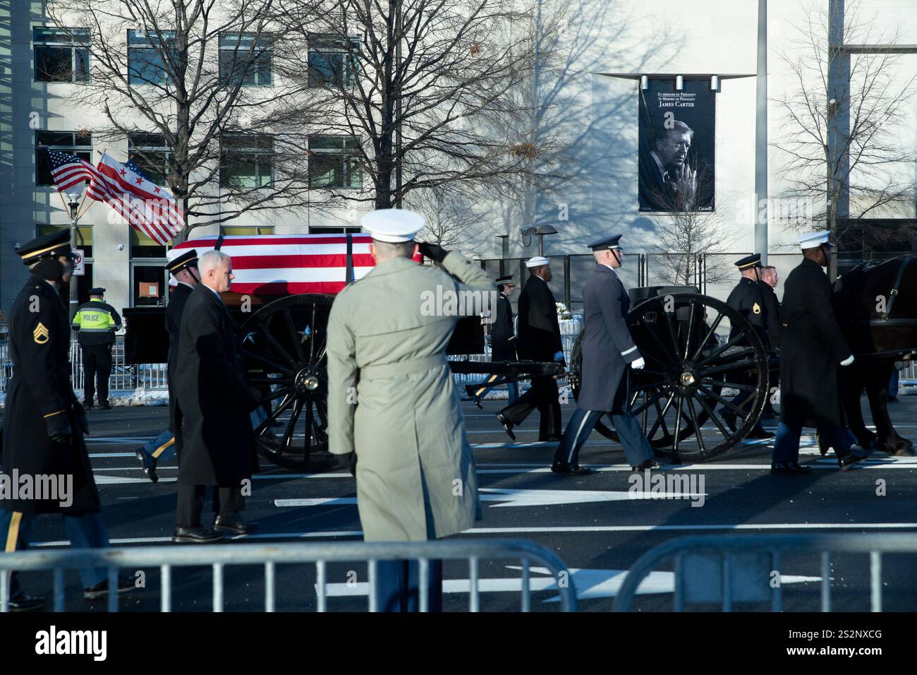 Members of United States Navy transfer lead the funeral procession for ...