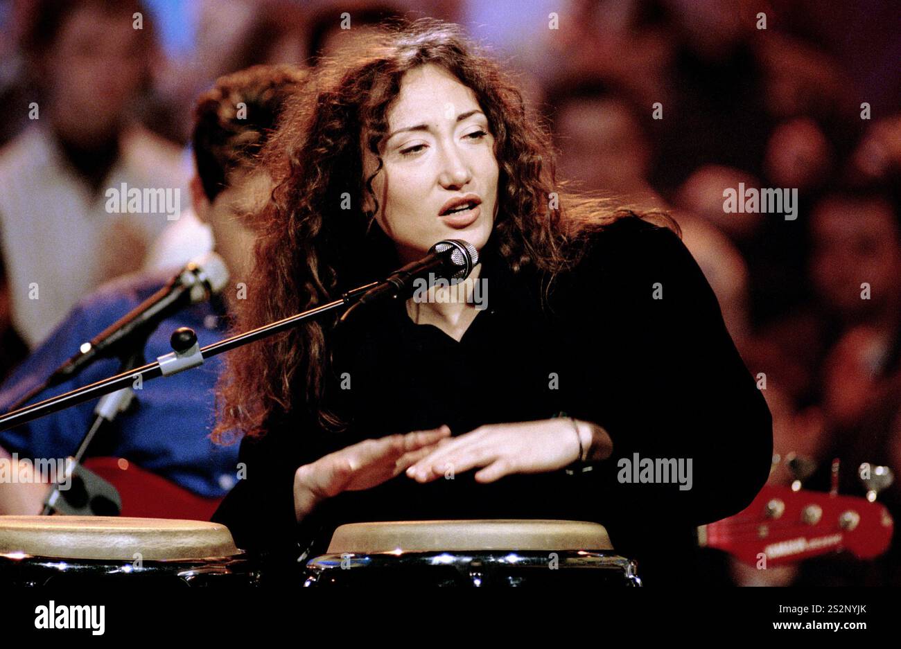 Milan Italy 24/03/1997: Marina Rei, Italian singer,during the ...