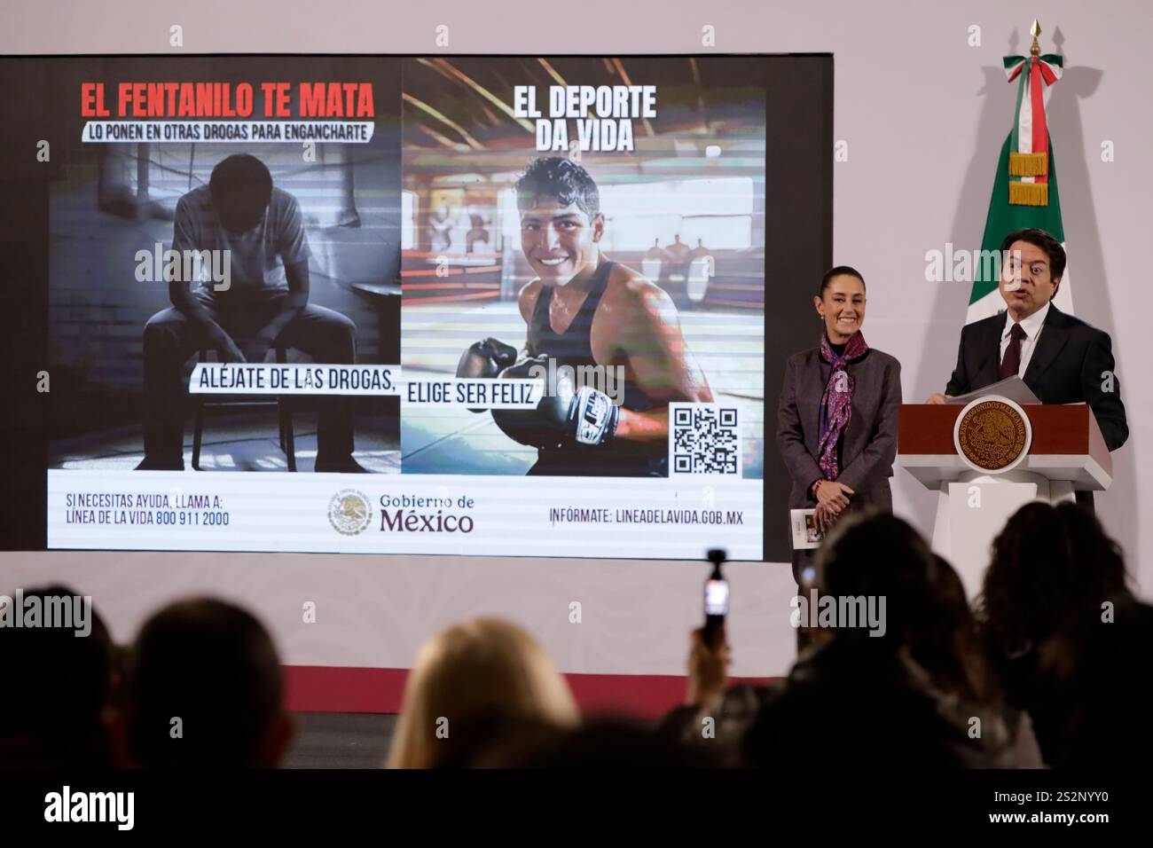 Mexico City, Mexico. 07th Jan, 2025. Mario Delgado Carrillo, Secretary ...