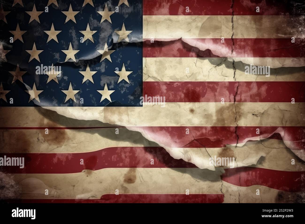 Usa flag vintage. America freedom. Generate Ai Stock Photo - Alamy