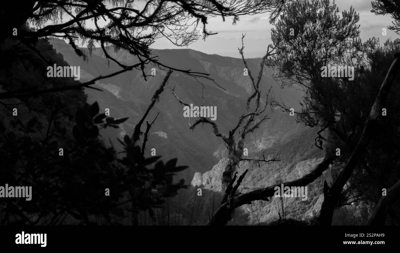 Moody dramatic landscape view Black and White Stock Photos & Images - Alamy