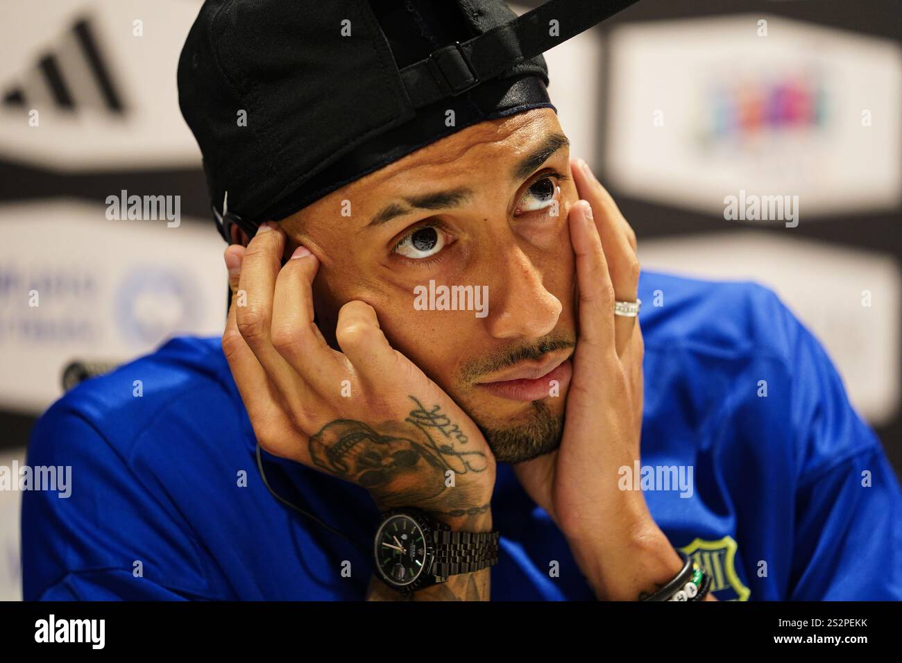 Jeddah, Saudi Arabia. 07th Jan, 2025. FC Barcelona's Brazilian player ...