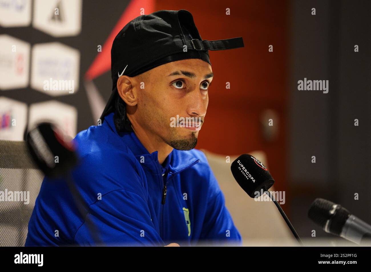 Jeddah, Saudi Arabia. 07th Jan, 2025. FC Barcelona's Brazilian player ...