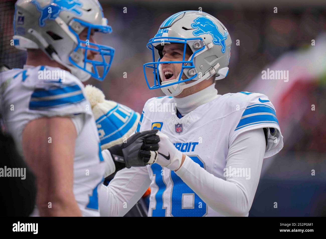 Detroit Lions quarterback Jared Goff (16) plays during an NFL football ...