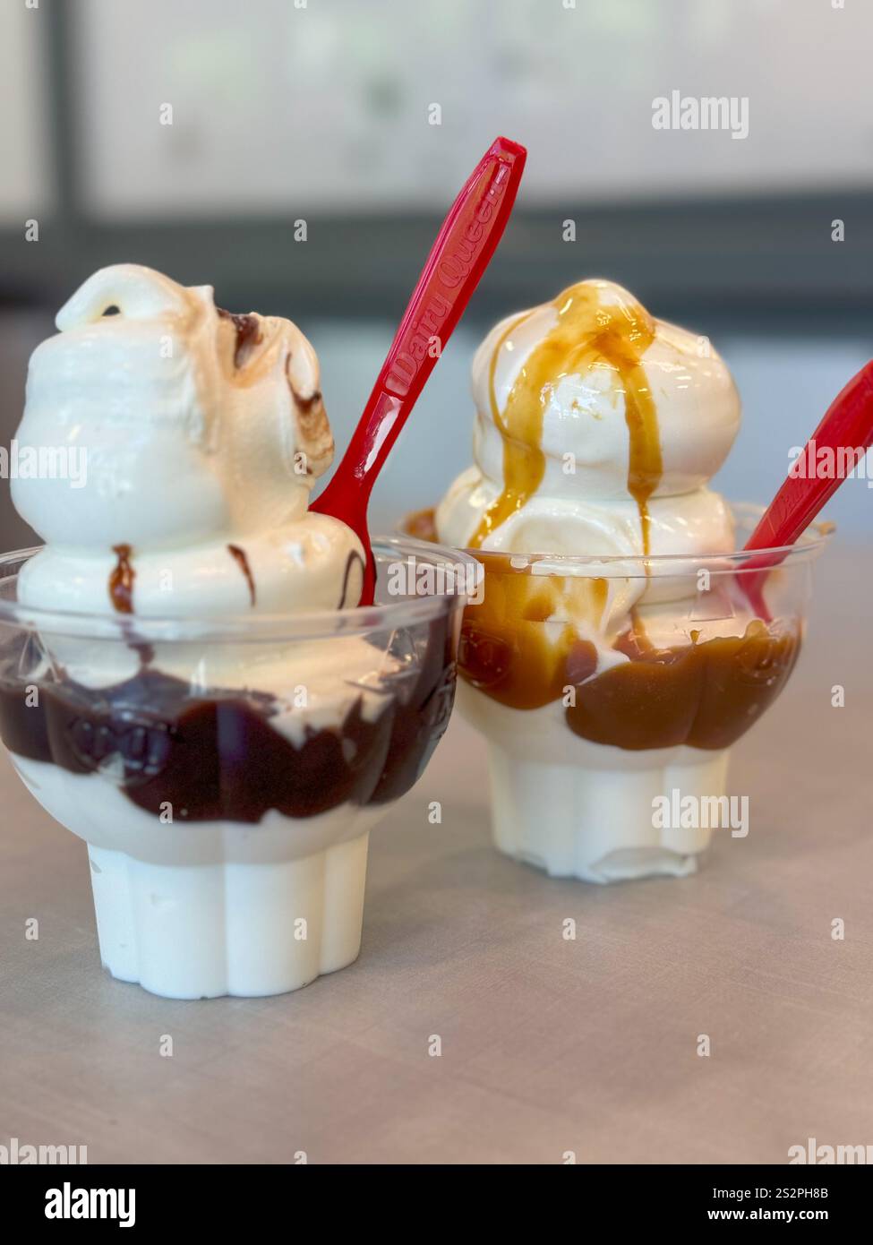 Dairy Queen ice cream sundaes in Vancouver, British Columbia, Canada ...