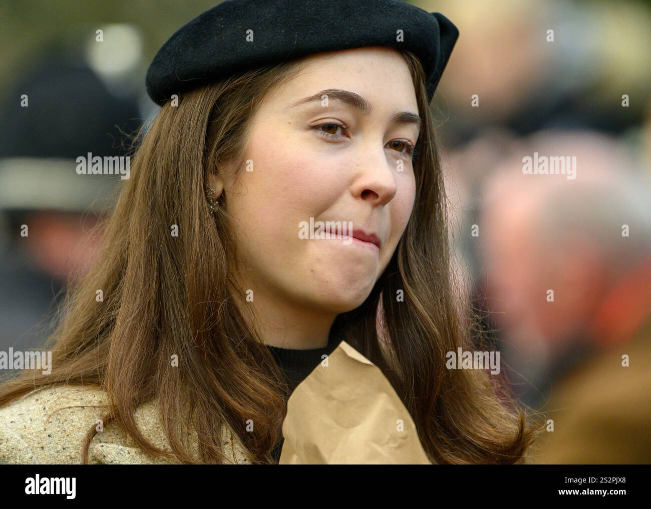 Sandringham, UK 25 Dec 2025 Eleanor Ekserdjian attending the Christmas ...