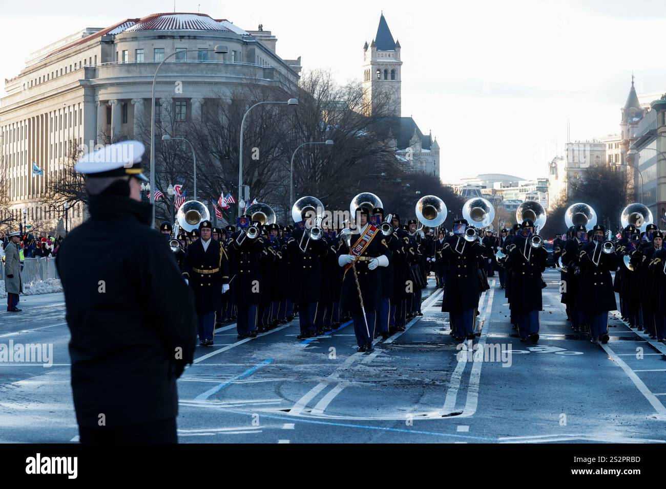 The United States Army Band "Pershing's Own" performs on the day when ...