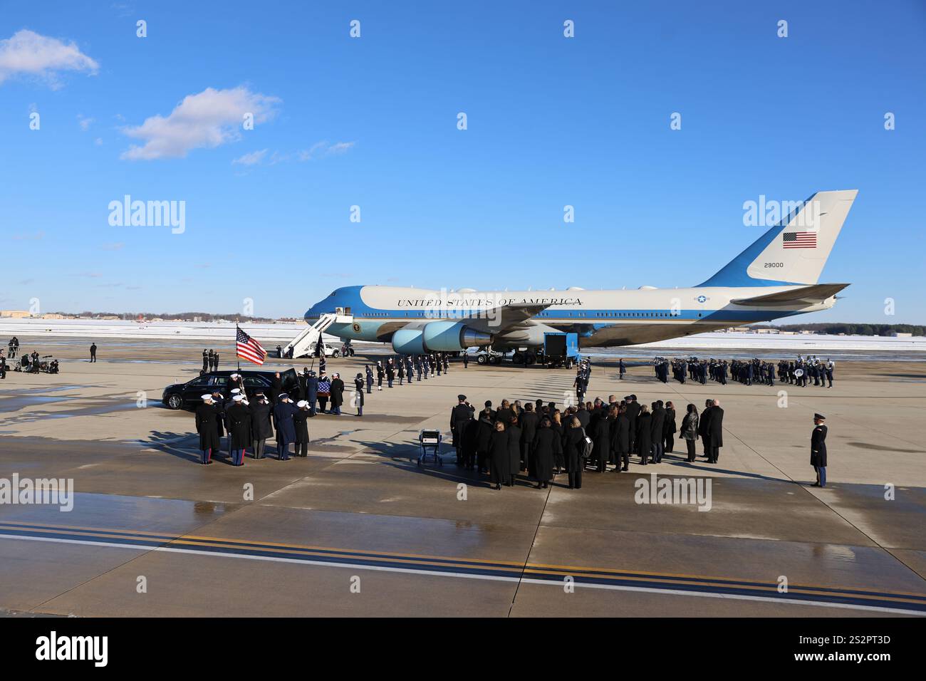 Maryland, USA. 7th Jan, 2025. Former U.S. President Jimmy Carter's ...