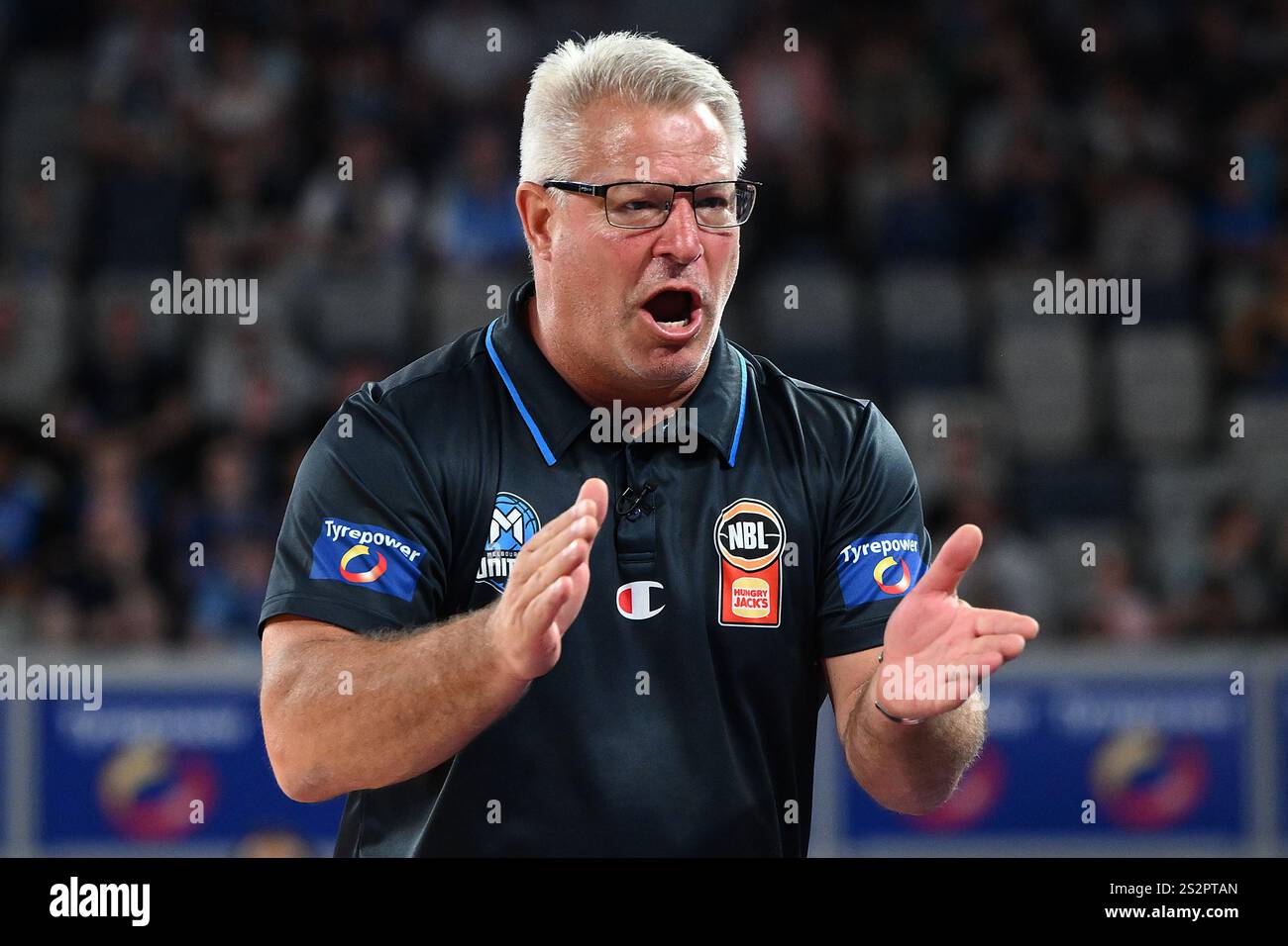 Melbourne, Australia. 13th Dec, 2024. Melbourne United head coach Dean ...