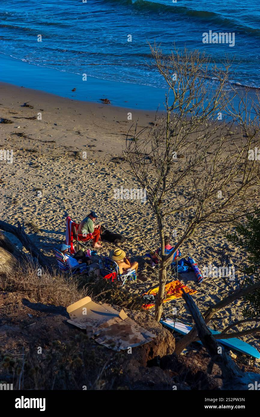 Scenes from the iconic Santa Barbara beach Stock Photo - Alamy