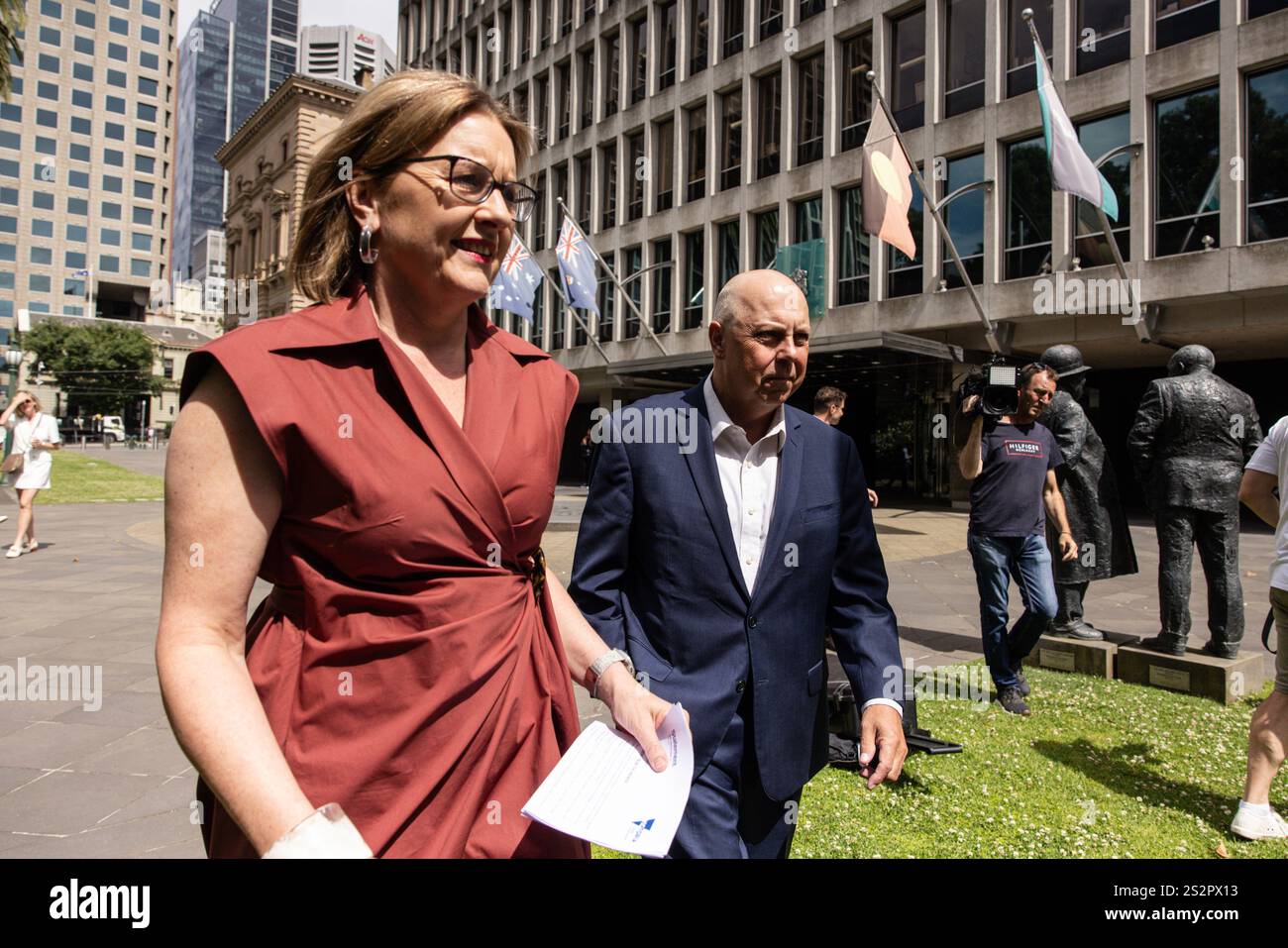 Melbourne, Australia. 16th Dec, 2024. Victorian Premier Jacinta Allan ...