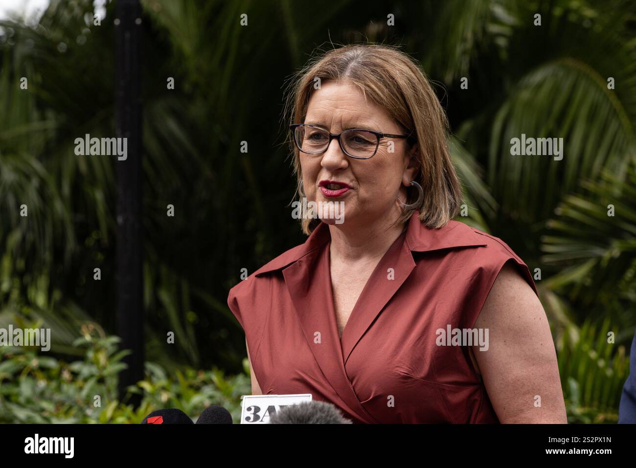 Melbourne, Australia. 16th Dec, 2024. Victorian Premier Jacinta Allan ...