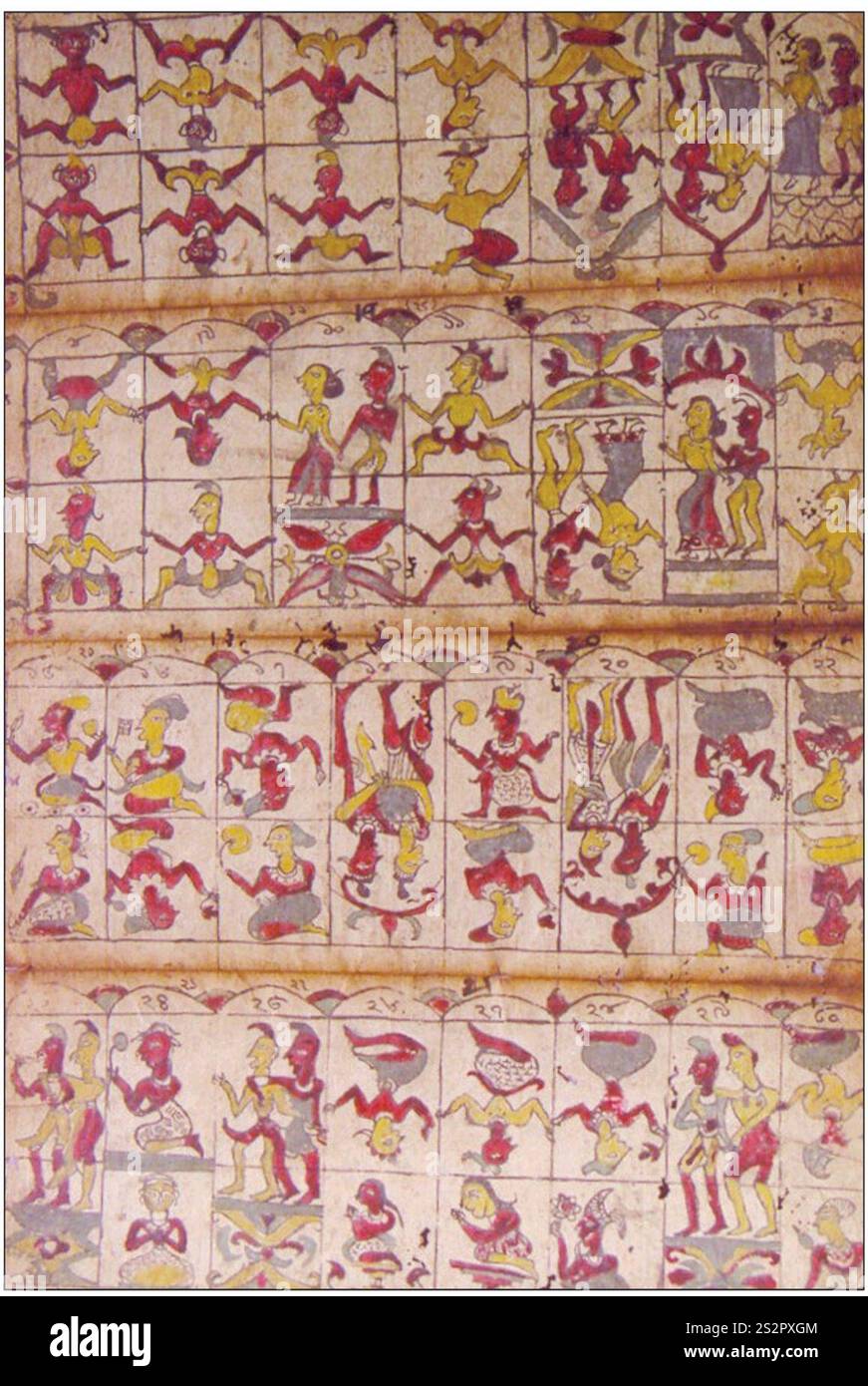Folios of the Subika — Classical Meitei illustrations for manuscript ...
