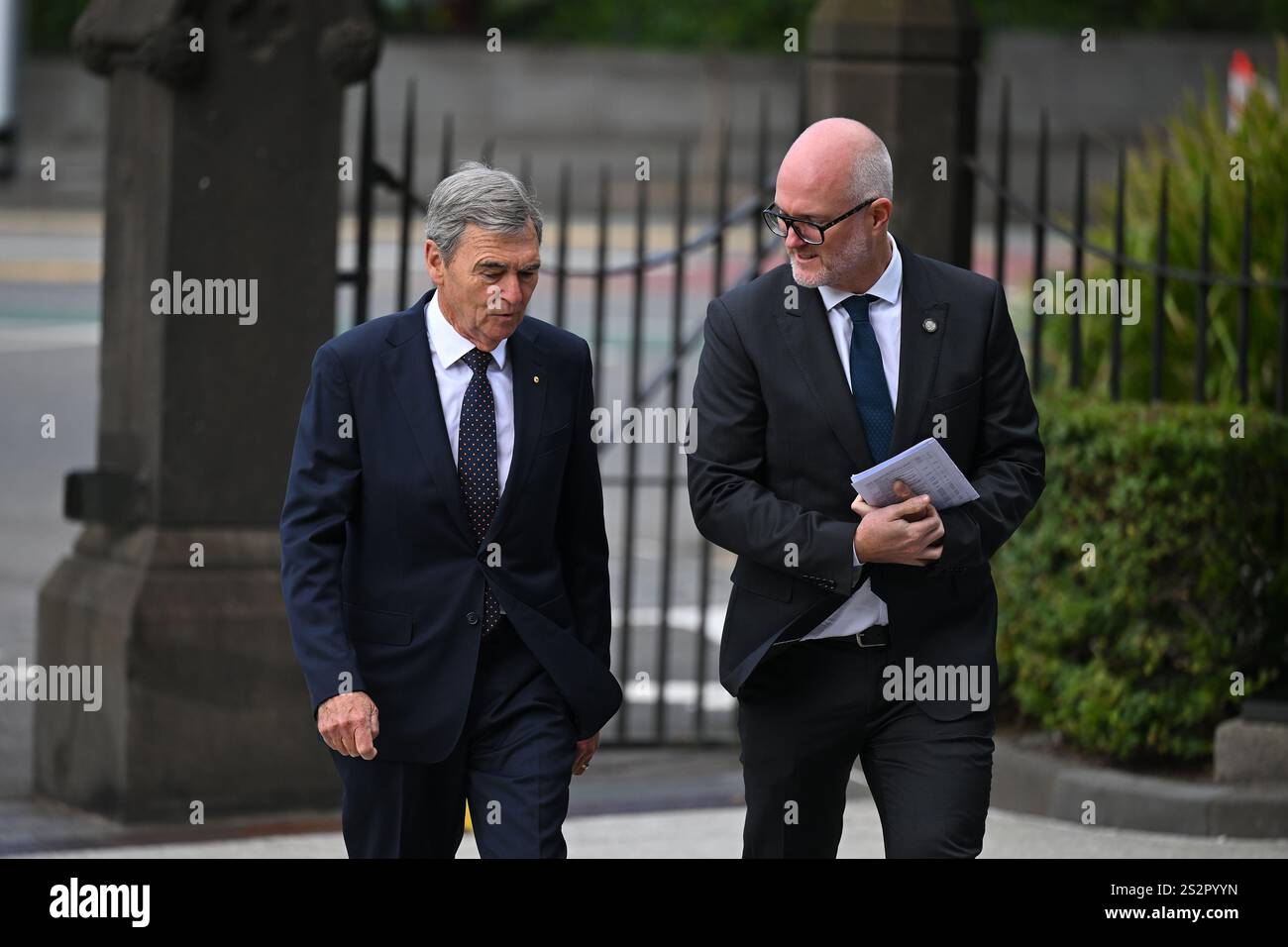 Melbourne, Australia. 18th Dec, 2024. Former Victorian Premier John ...