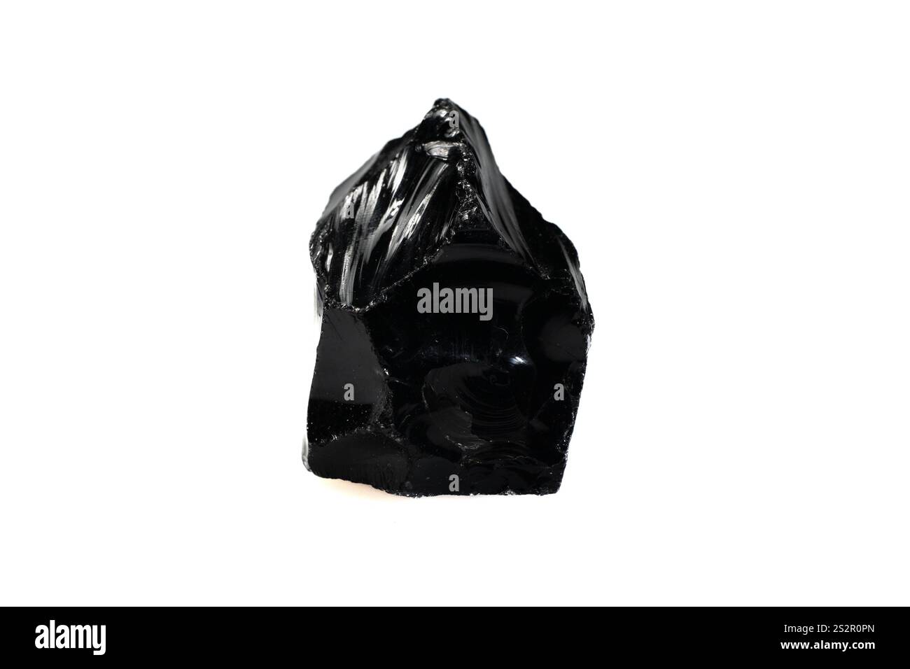 Natural Raw Obsidian Gemstone with Glossy Texture and Unique Formation ...