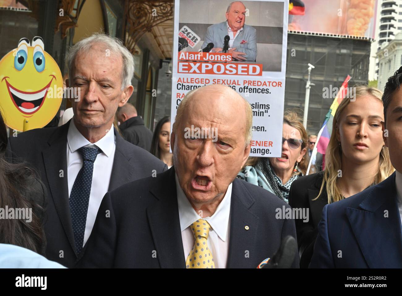 Sydney, Australia. 18th Dec, 2024. Former radio broadcaster Alan Jones ...