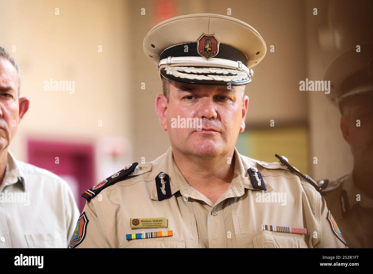Correction Commissioner Matthew Varley outside Berrimah Correctional ...
