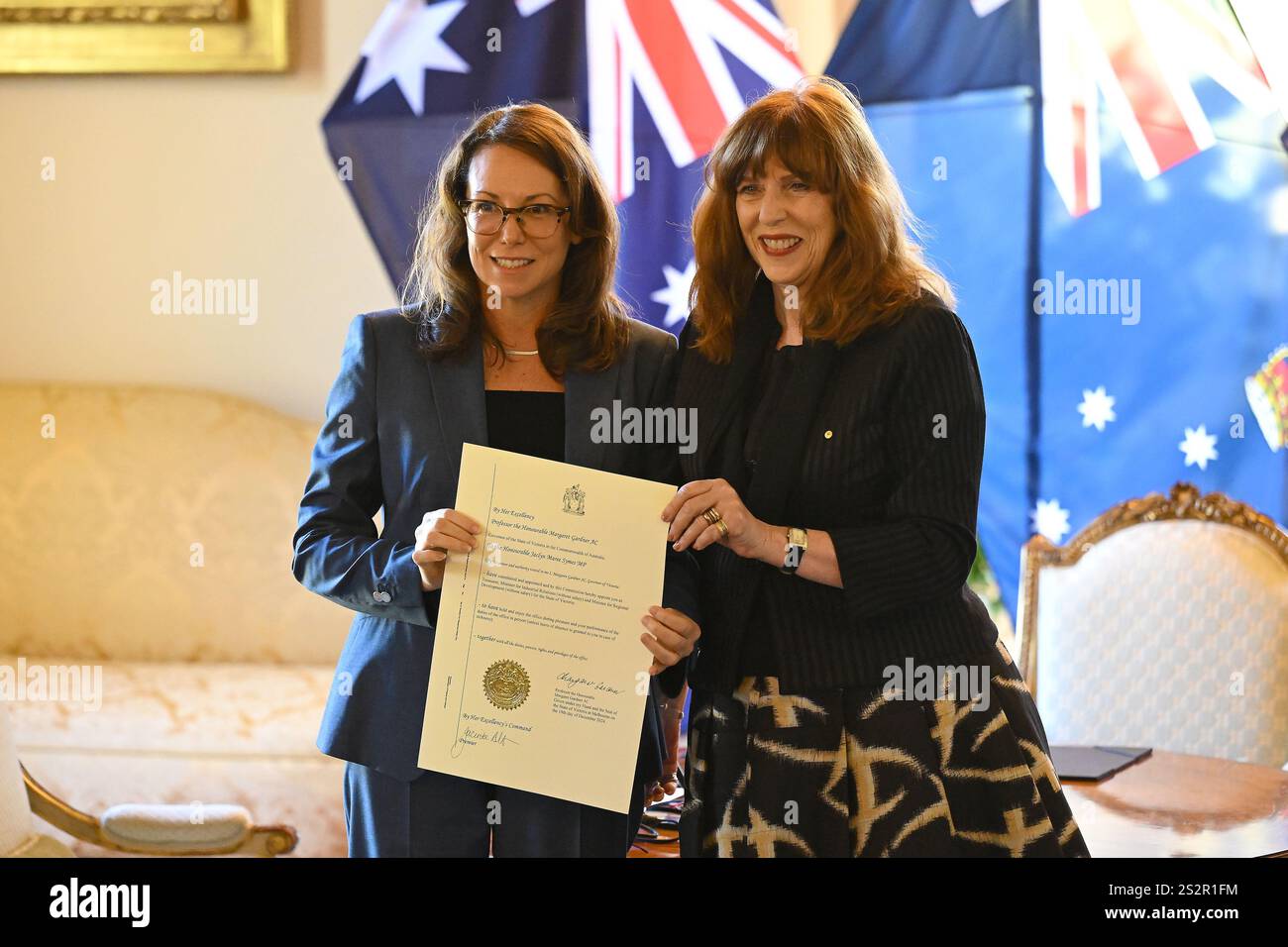 Melbourne, Australia. 19th Dec, 2024. Incoming Victorian Treasurer ...