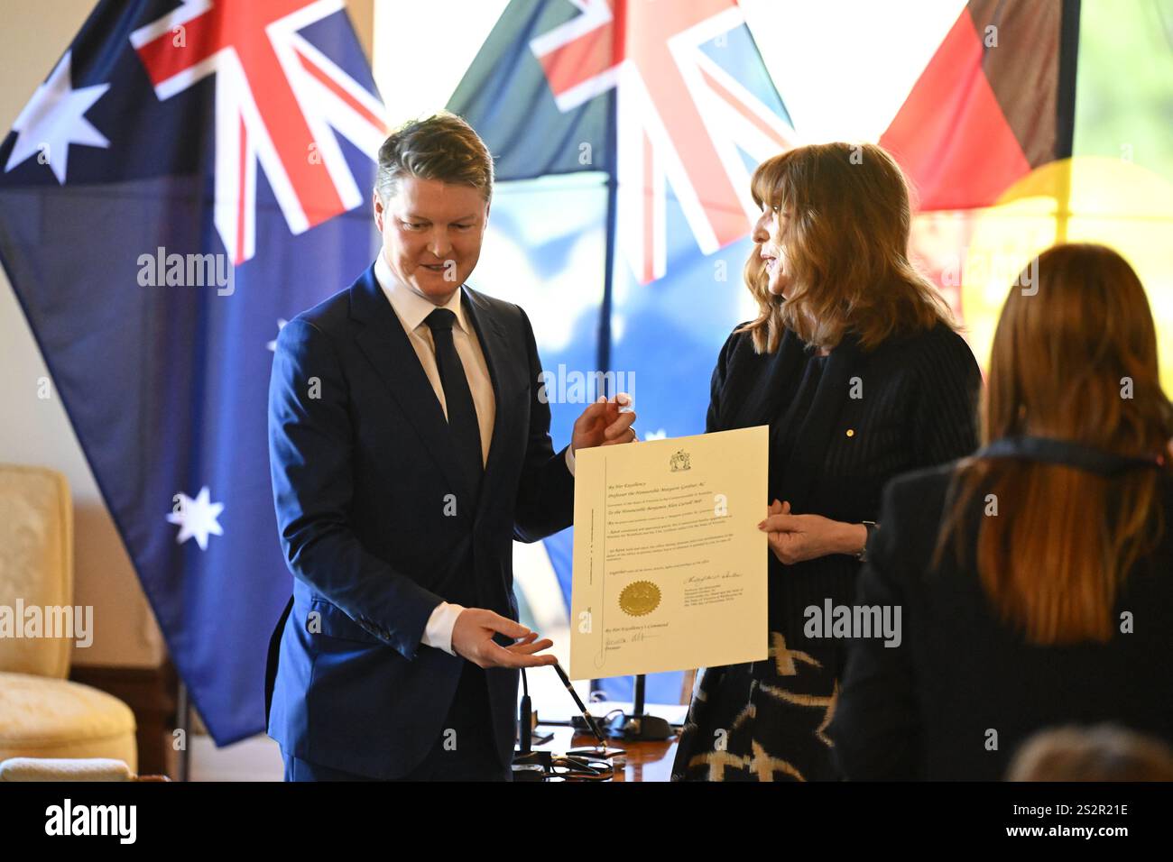 Melbourne, Australia. 19th Dec, 2024. Ben Carrol, Deputy Premier of ...