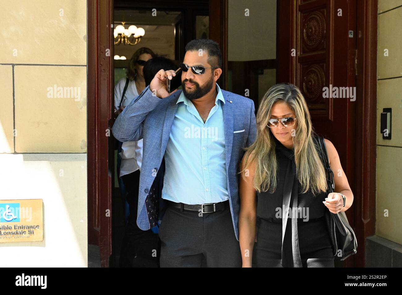 Melbourne, Australia. 19th Dec, 2024. Family and friends of victim ...