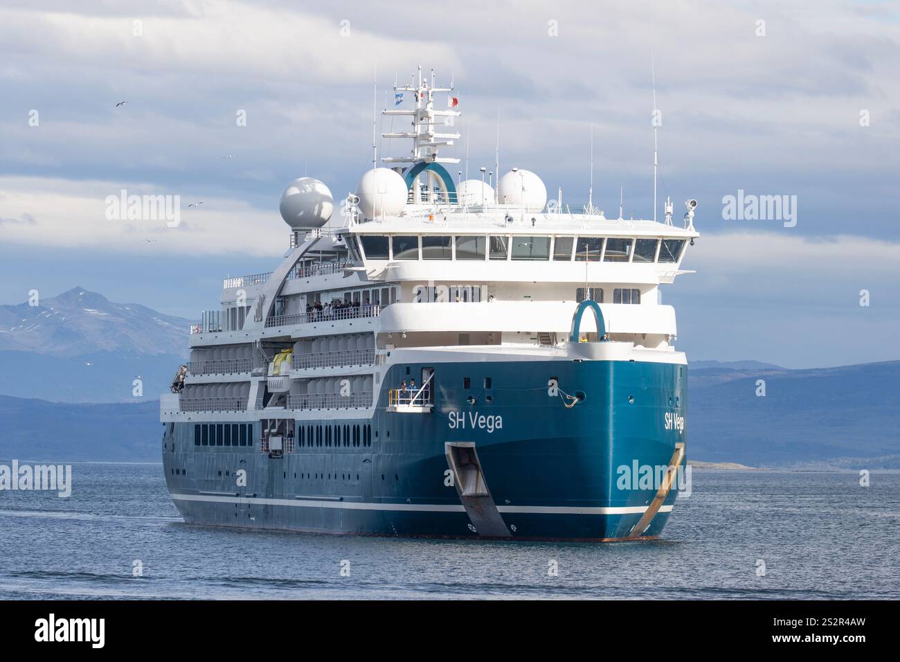 The SH Vega Cruise ship in Ushuaia, Argentina Stock Photo - Alamy