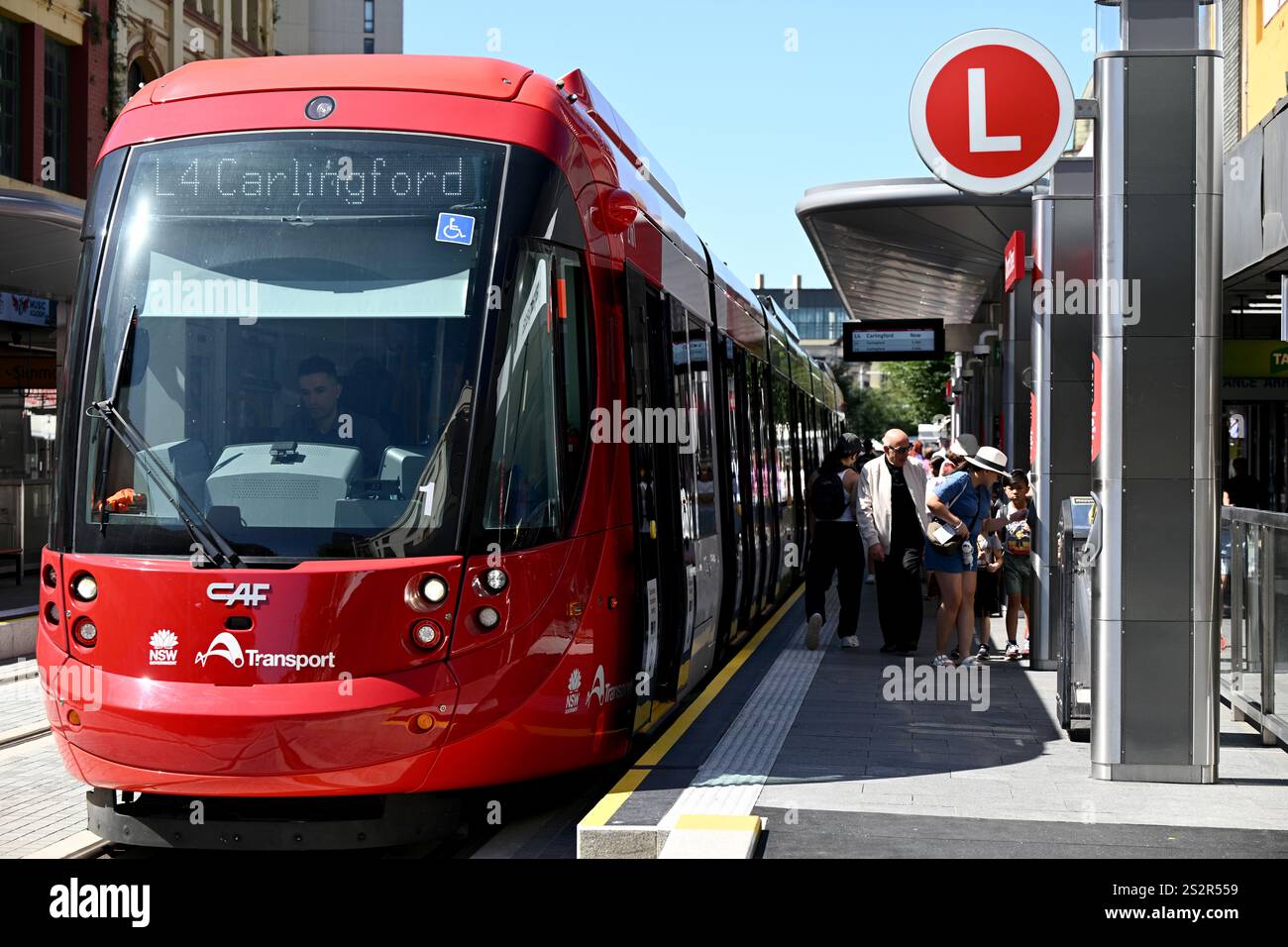 Sydney, Australia. 20th Dec, 2024. The new Parramatta Light Rail is ...