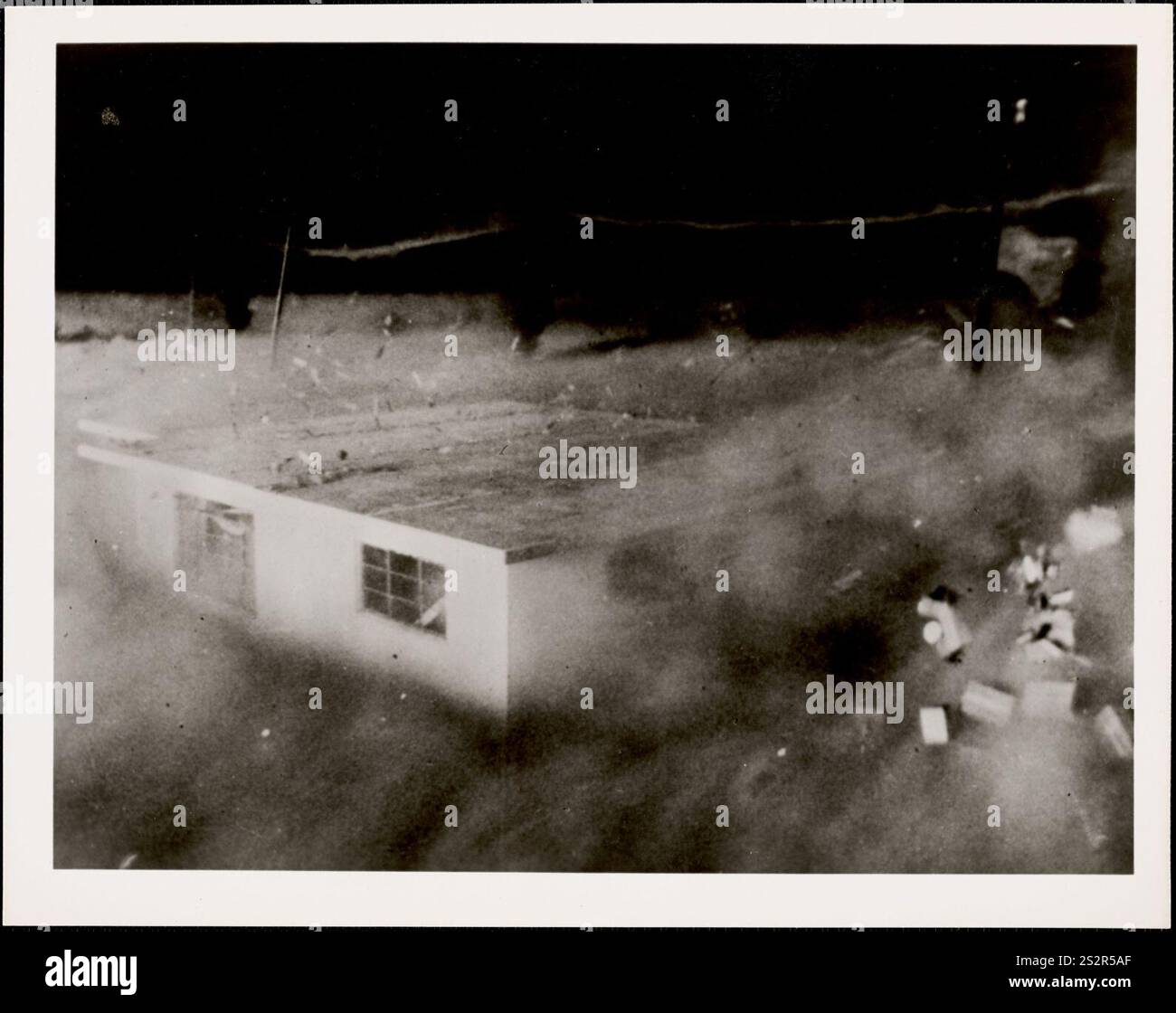 Food cases after blast, Welfare photos of Operation Cue Atomic ...