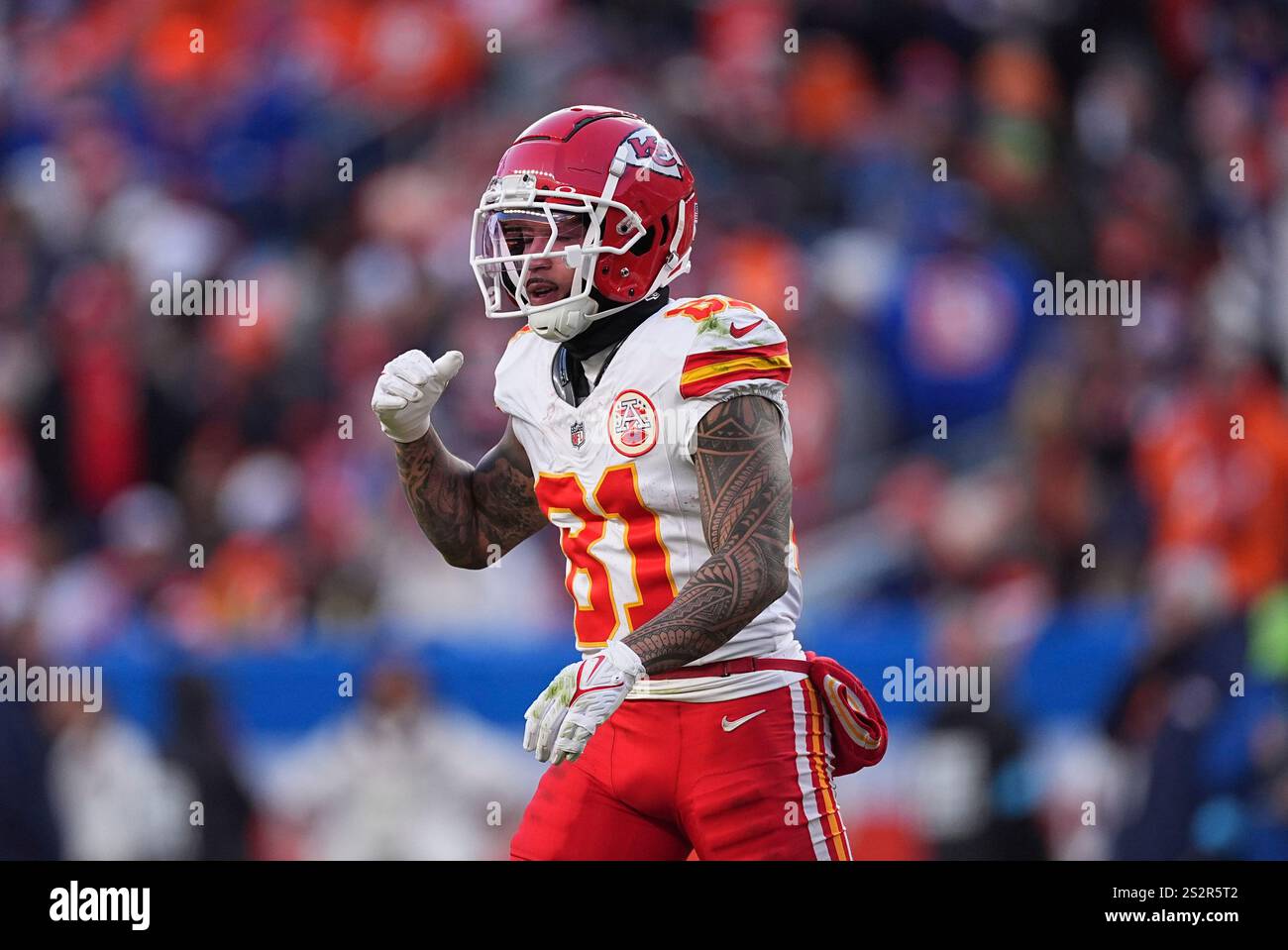 Kansas City Chiefs wide receiver Nikko Remigio (81) in the second half ...