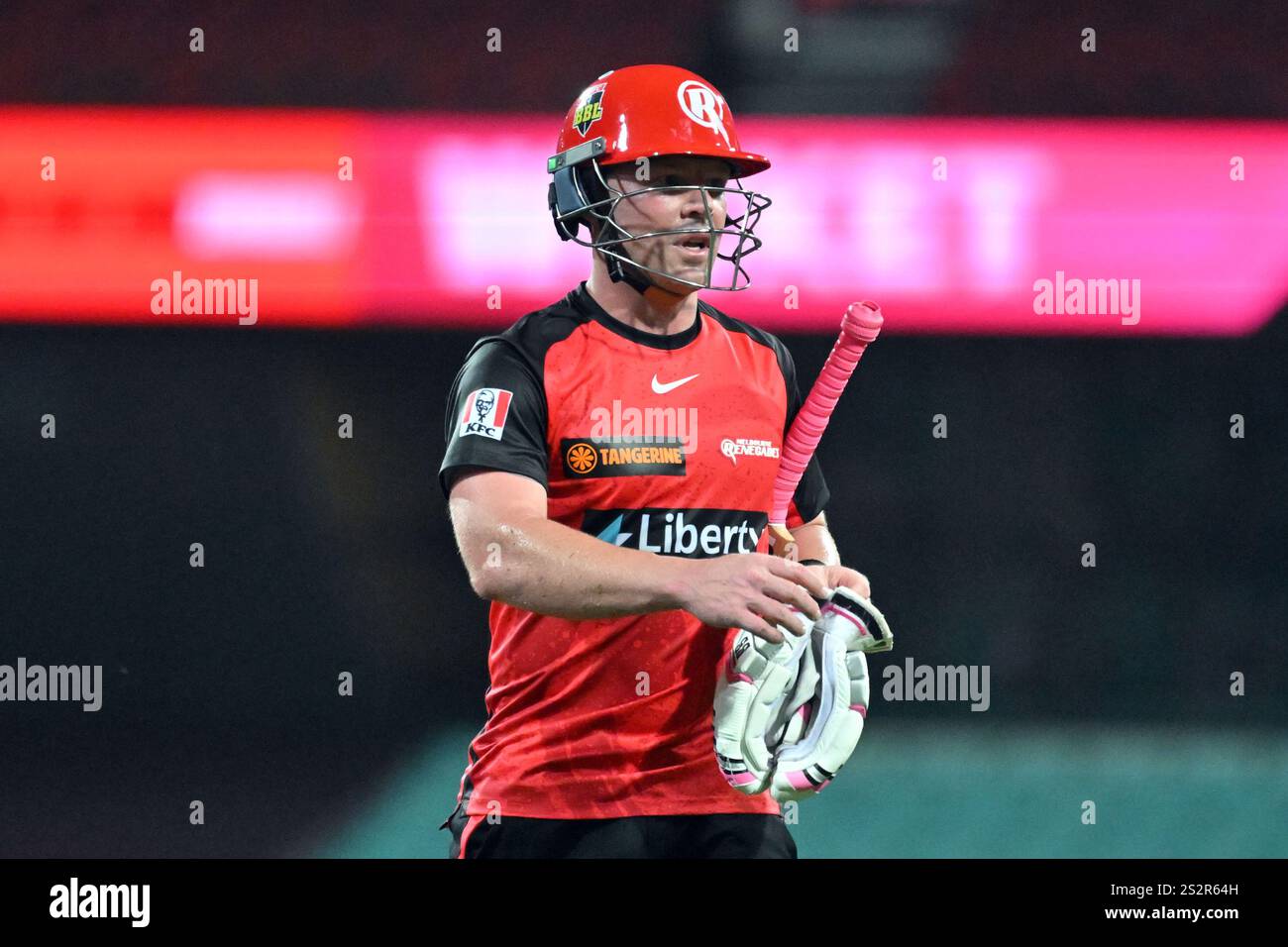 Sydney, Australia. 16th Dec, 2024. Renegades Tim Seifert walks off ...