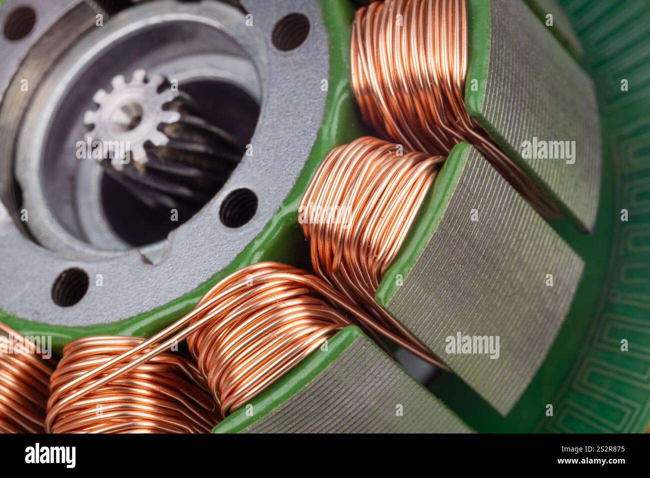 Dc motor rotor and stator hi-res stock photography and images - Alamy