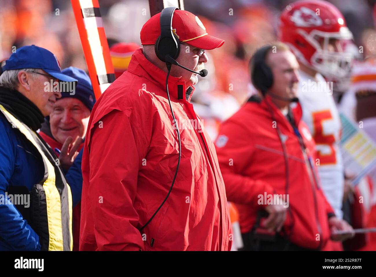 Kansas City Chiefs head coach Andy Reid in the first half of an NFL ...