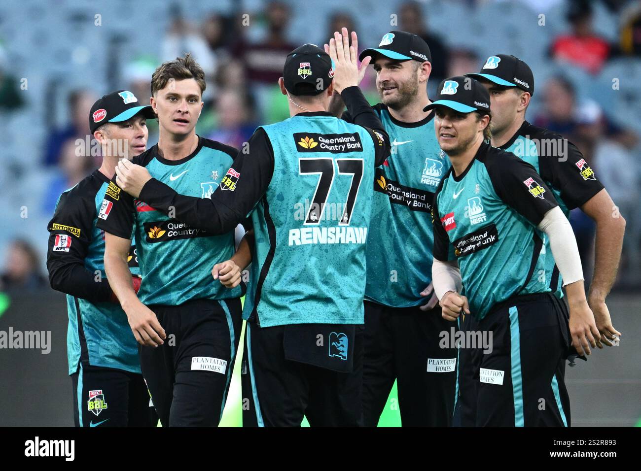Melbourne, Australia. 18th Dec, 2024. Tom Whitney of the Heat (2nd left ...