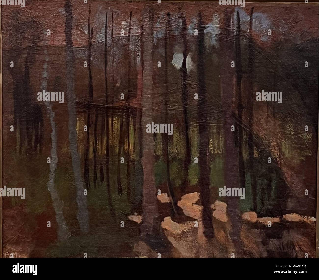 Forest by Piet Mondrian 1898-1899 Stock Photo - Alamy