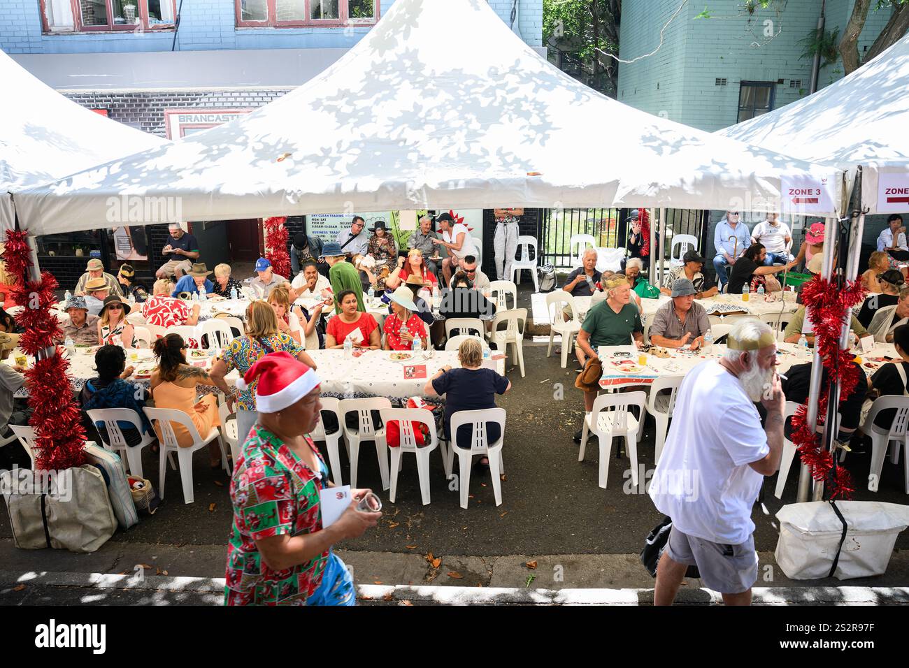 Sydney, Australia. 25th Dec, 2024. Members of the community attend the ...
