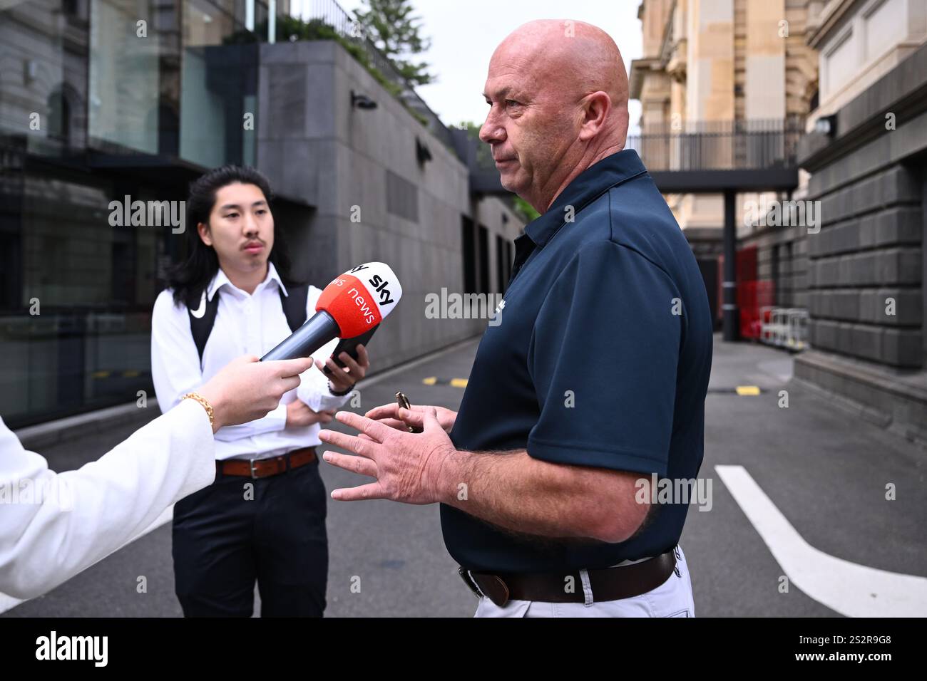 Victorian Liberal MP Wayne Farnham arrives ahead of a Victorian ...