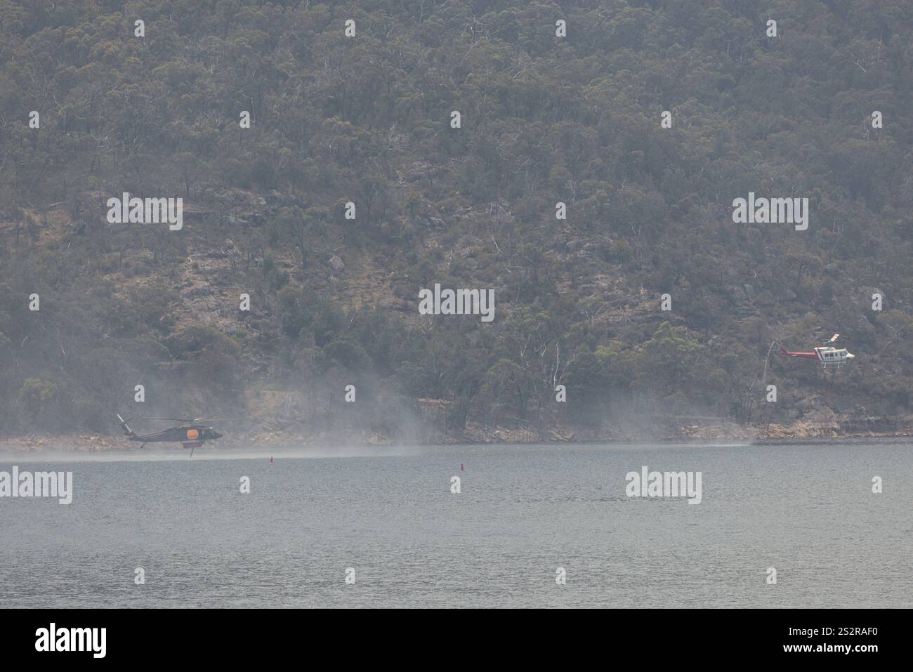 Melbourne, Australia. 27th Dec, 2024. Fire crews battle Bushfires at ...